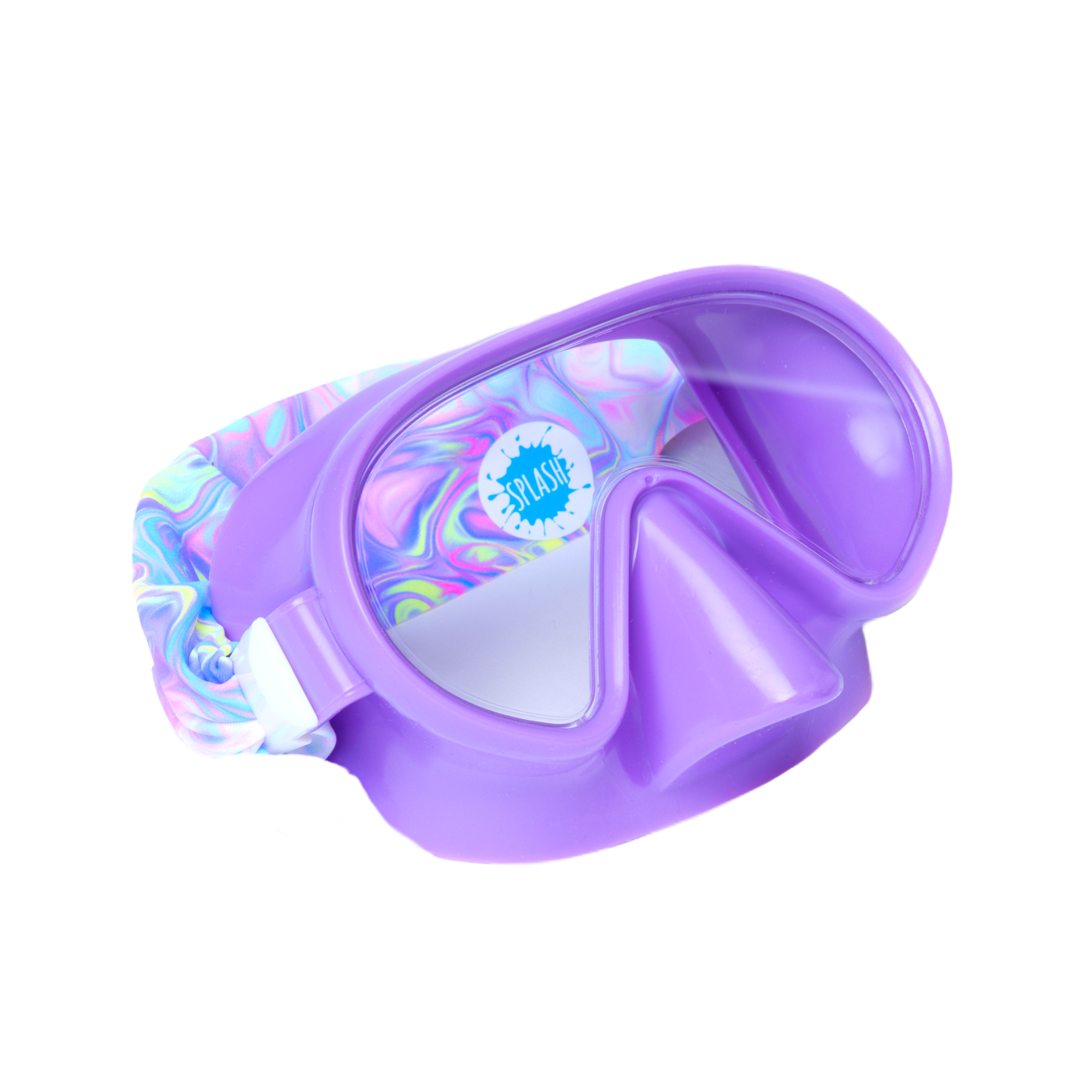 MASK- Pastel Swirl Swim Mask